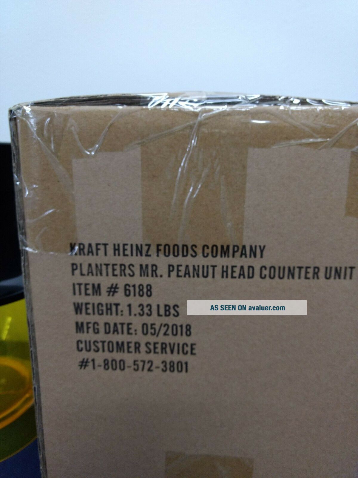 Mr Peanut Head Large Plastic Bowl Display | #1934238