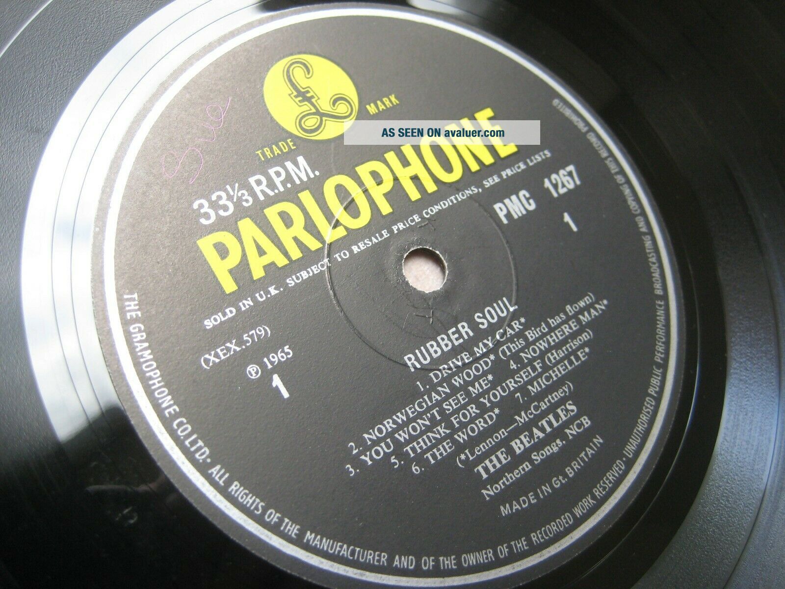The Beatles Rubber Soul LP UK 2nd Mono Press [Ex, /Ex] | #1843508