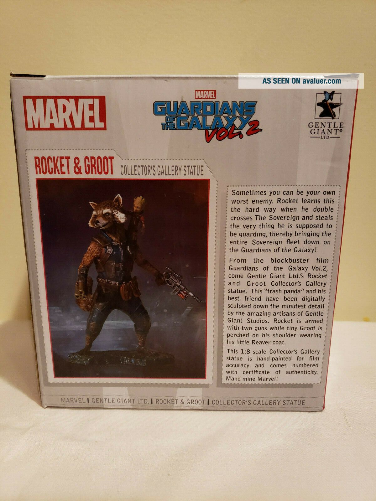 Marvel Guardians Of The Galaxy 2 Rocket & Groot Collector ' S Gallery ...