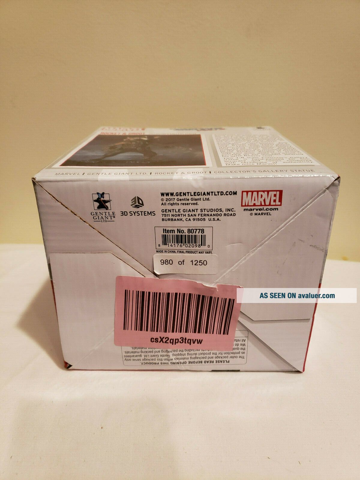 Marvel Guardians Of The Galaxy 2 Rocket & Groot Collector ' S Gallery ...