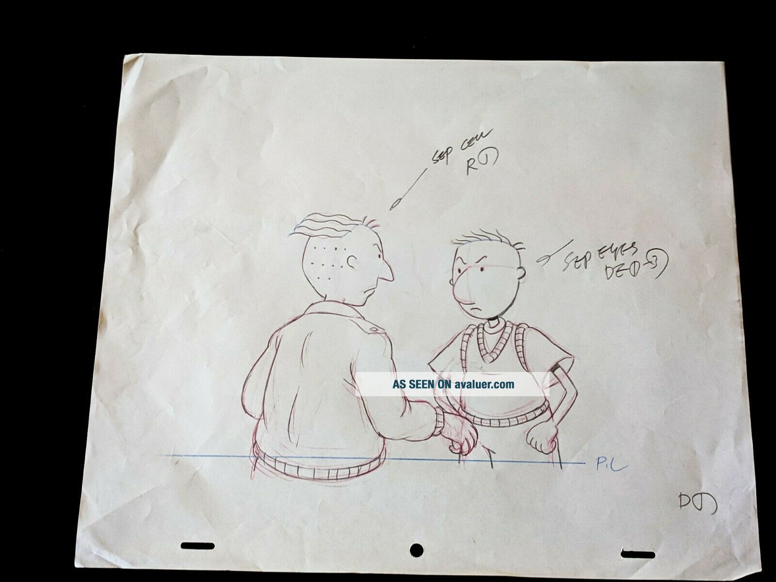 Doug Animation Production DOUG FUNNY Animation Hand Drawn Pencil ...