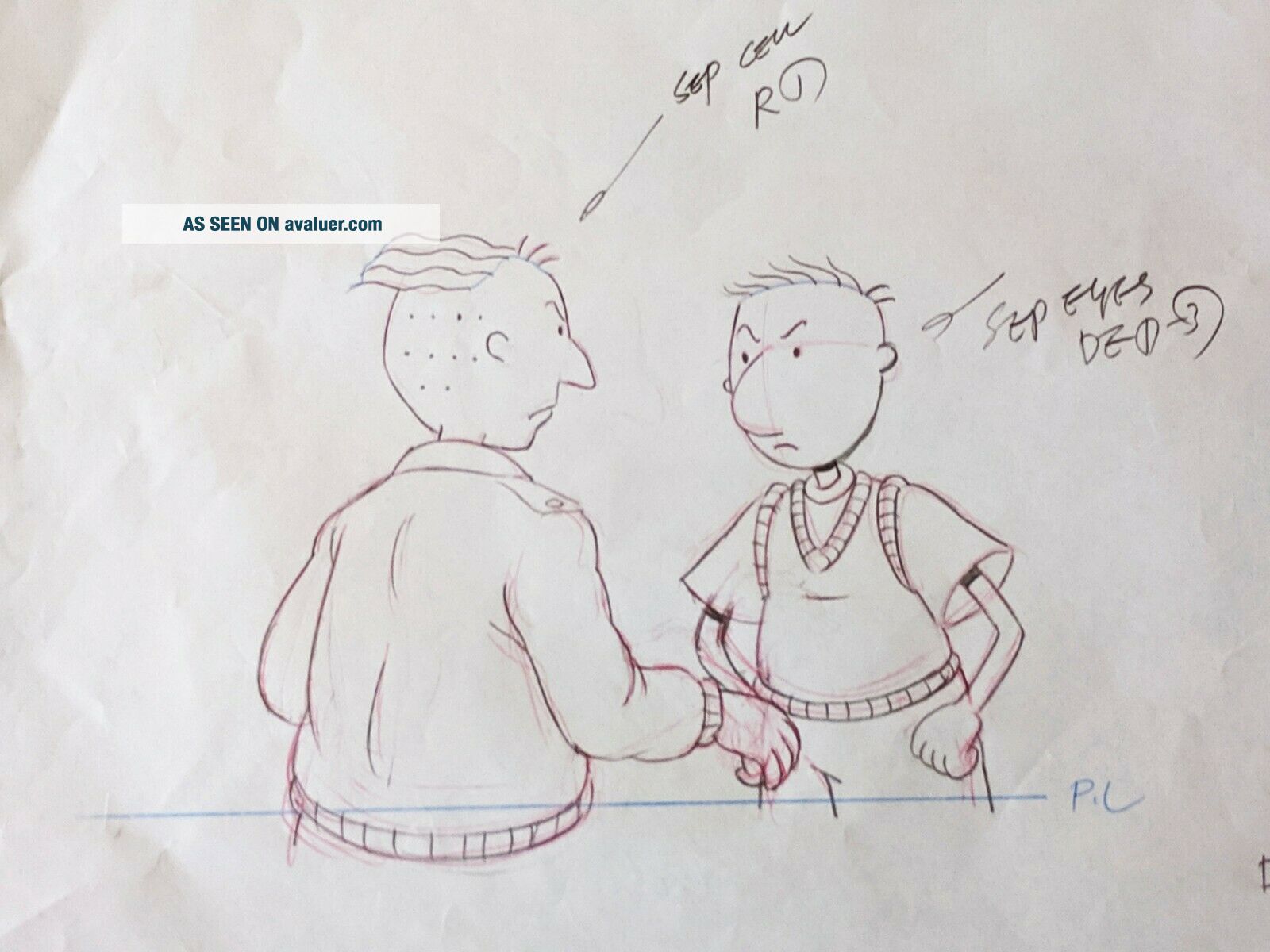 Doug Animation Production DOUG FUNNY Animation Hand Drawn Pencil ...