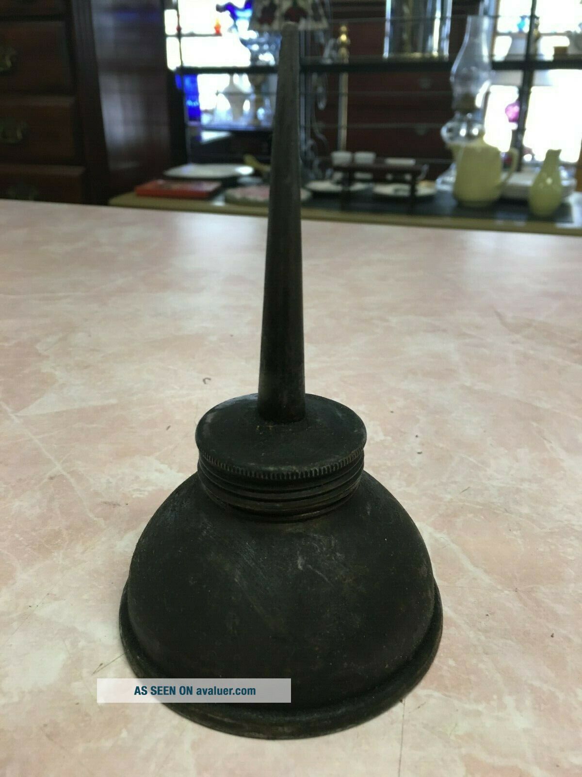 Antique FORD OIL CAN Vintage Oiler Auto Copper Plated (Model A Or Model ...