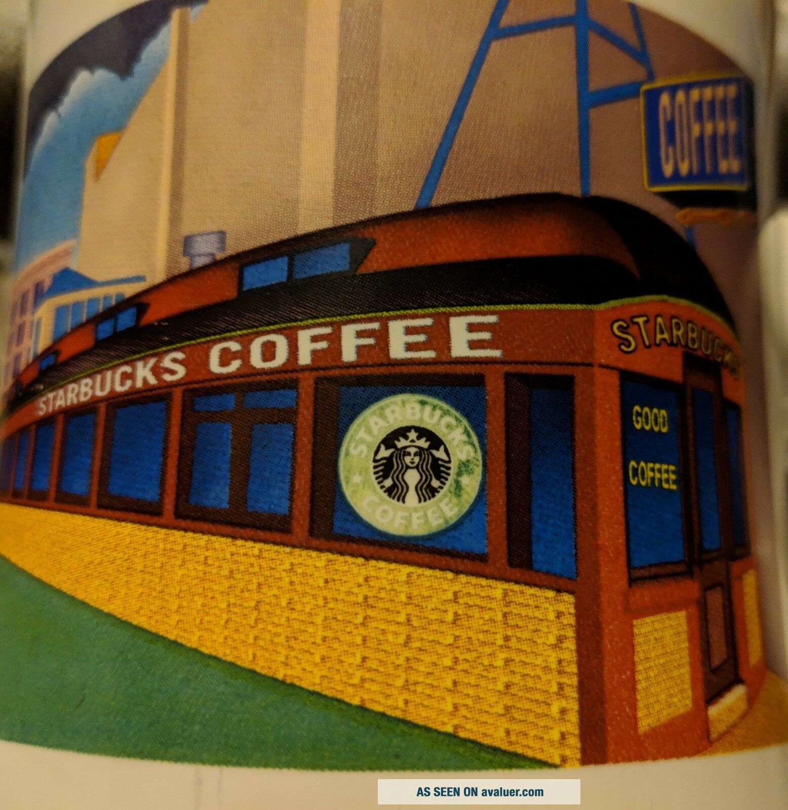 2 2001 Starbucks Barista Coffee Cups Mugs Diner Train Subway Car Cable ...