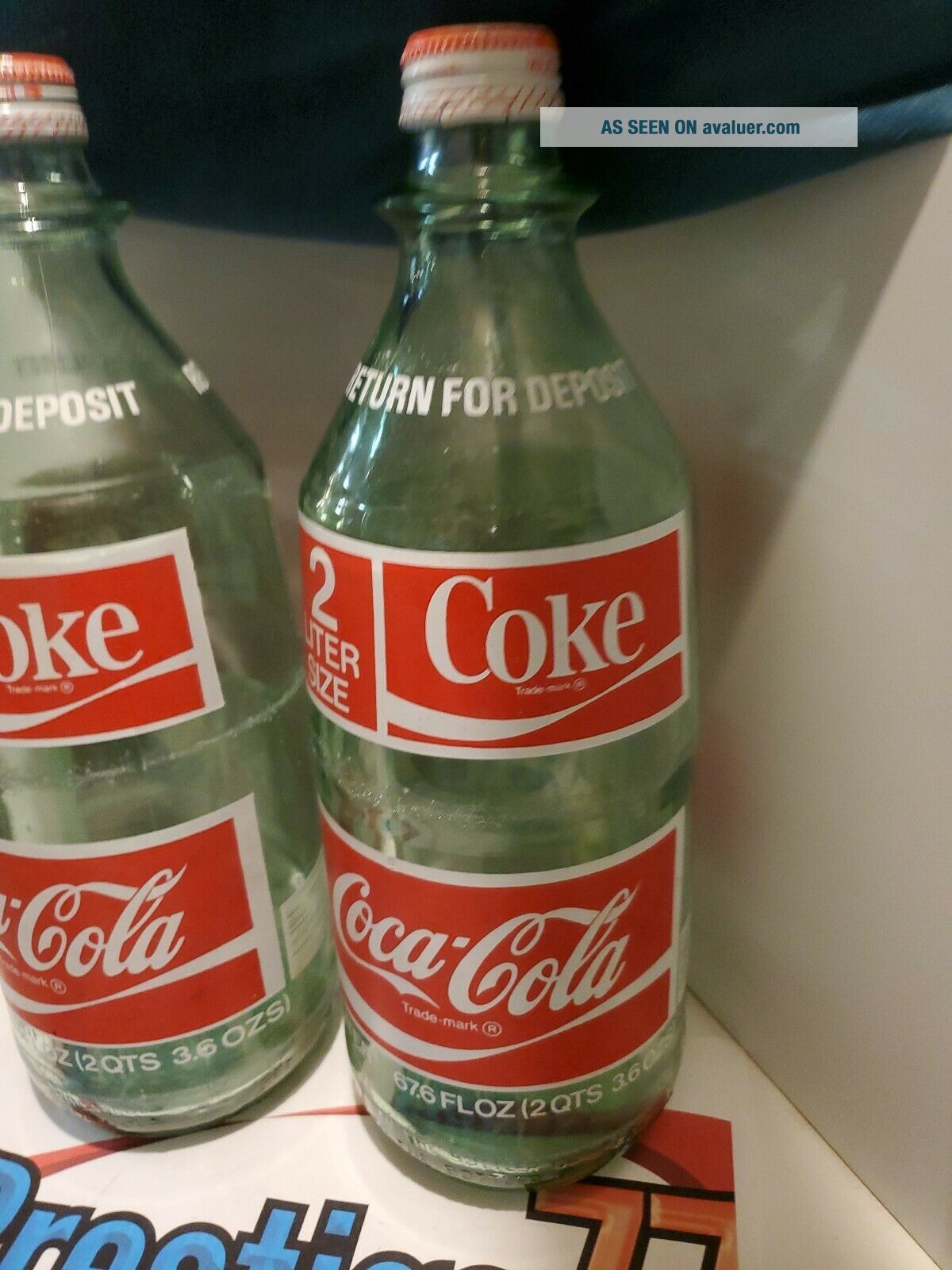 Vintage 2 Liter Glass Coca - Cola Bottle | #2153622