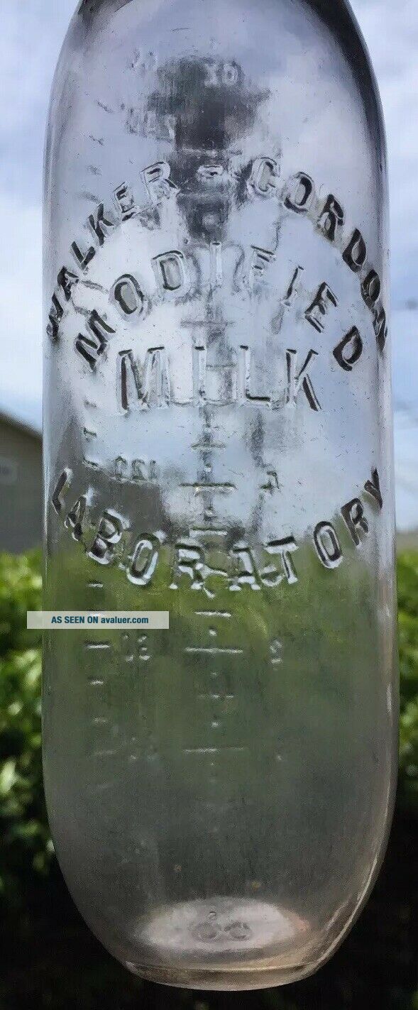 Antique Walker - Gordon Modified Milk Laboratory Baby Nursing Bottle ...