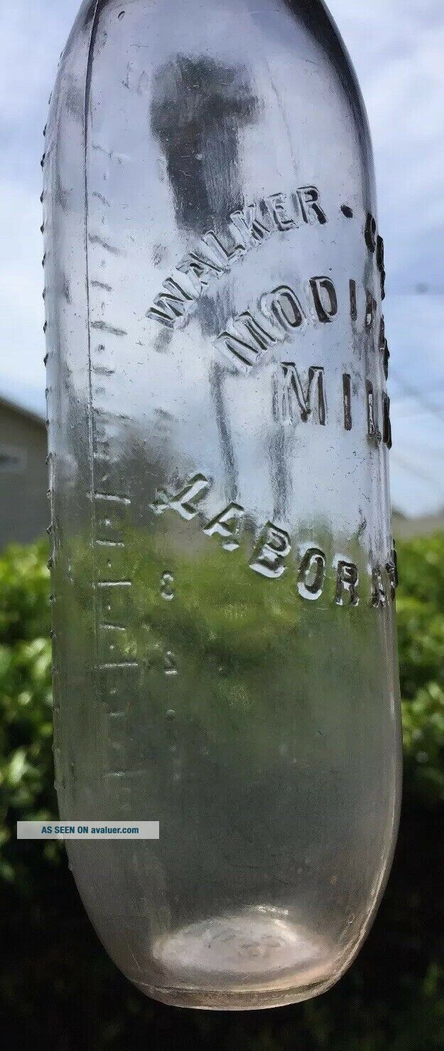 Antique Walker - Gordon Modified Milk Laboratory Baby Nursing Bottle ...