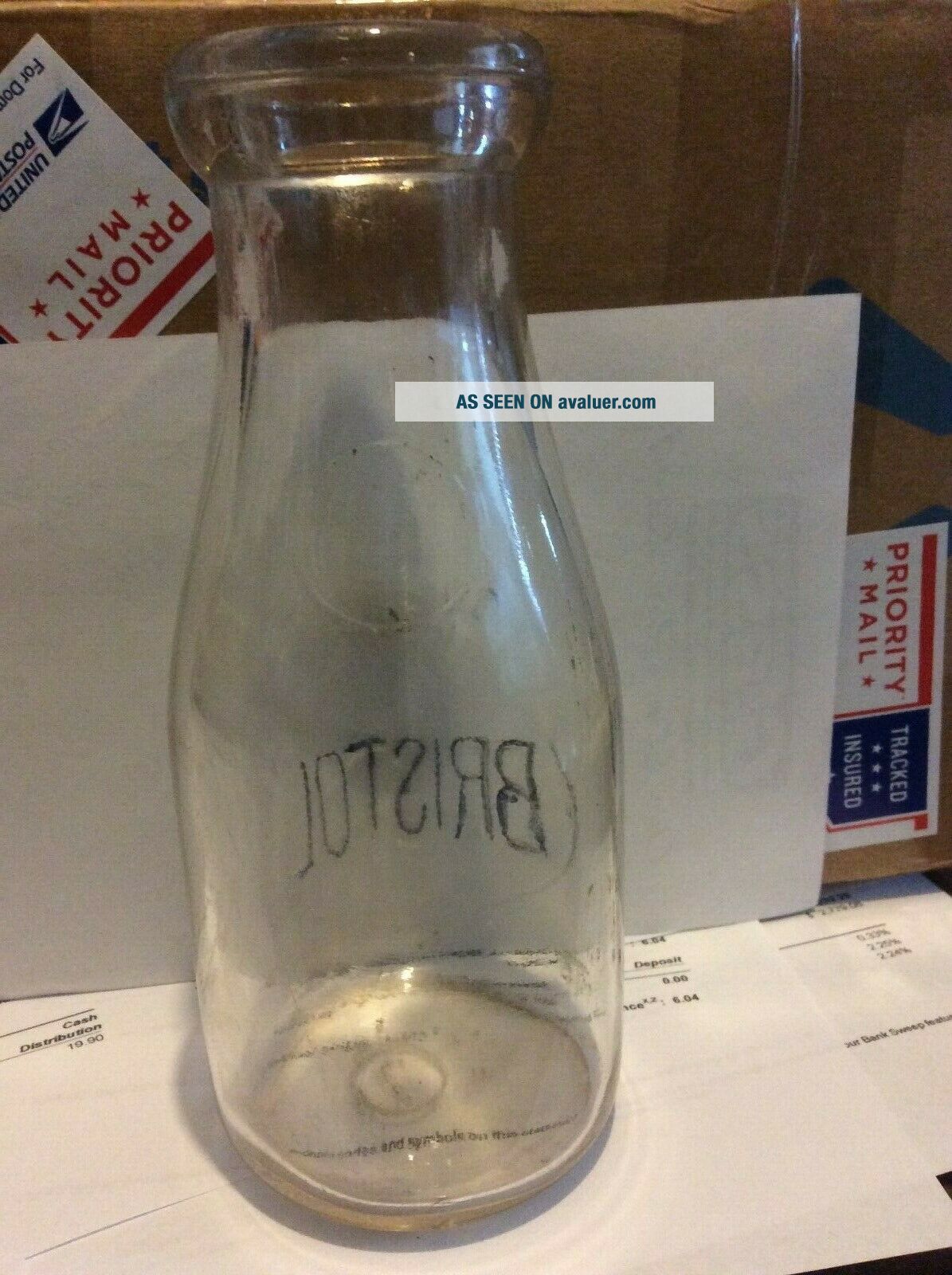 BRISTOL One Pint Milk Bottle Maybe Tenn?? | #1942342