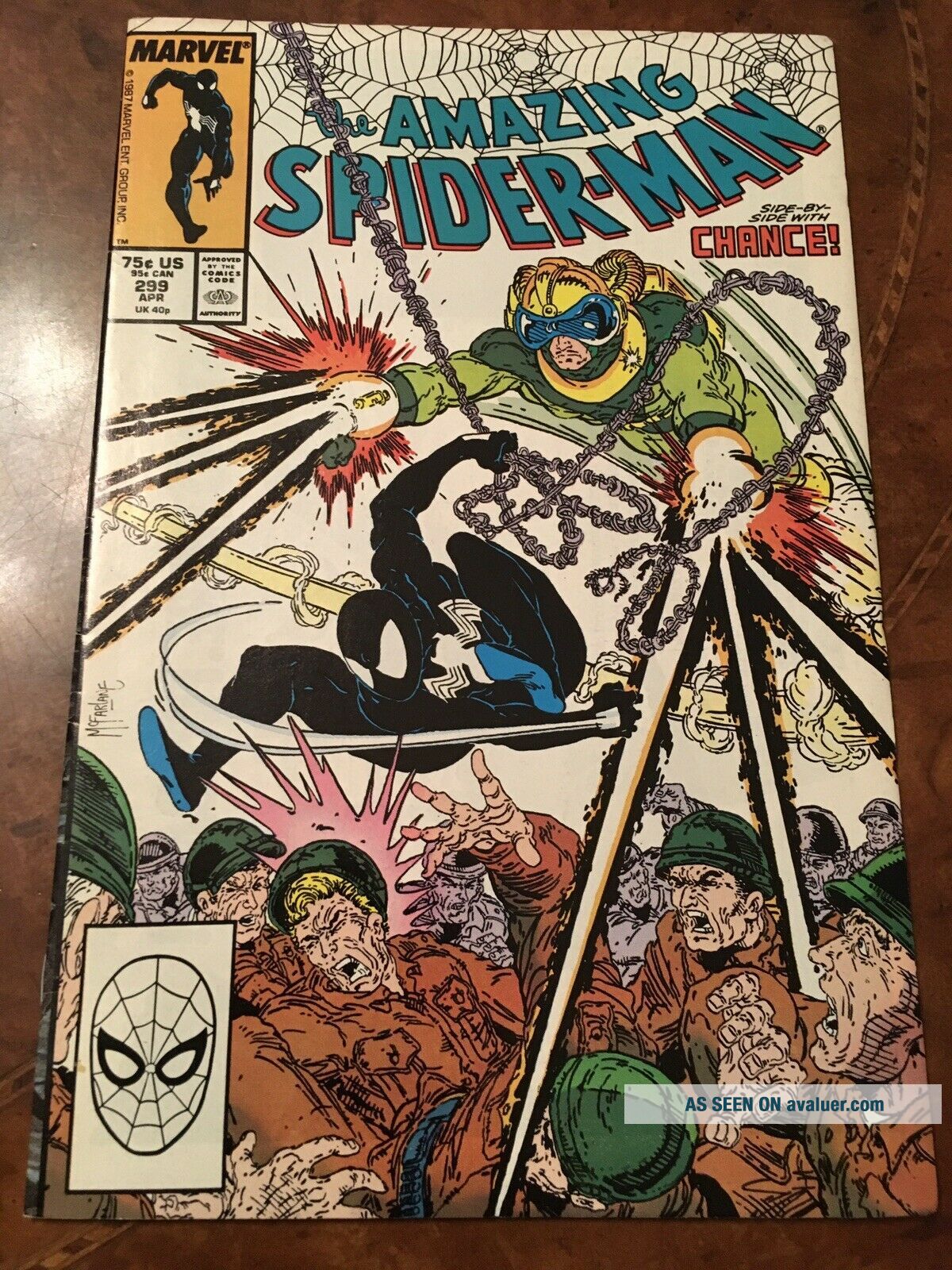 Marvel The Spider - Man 299 1st Cameo Venom Copper Age Comic Book ...