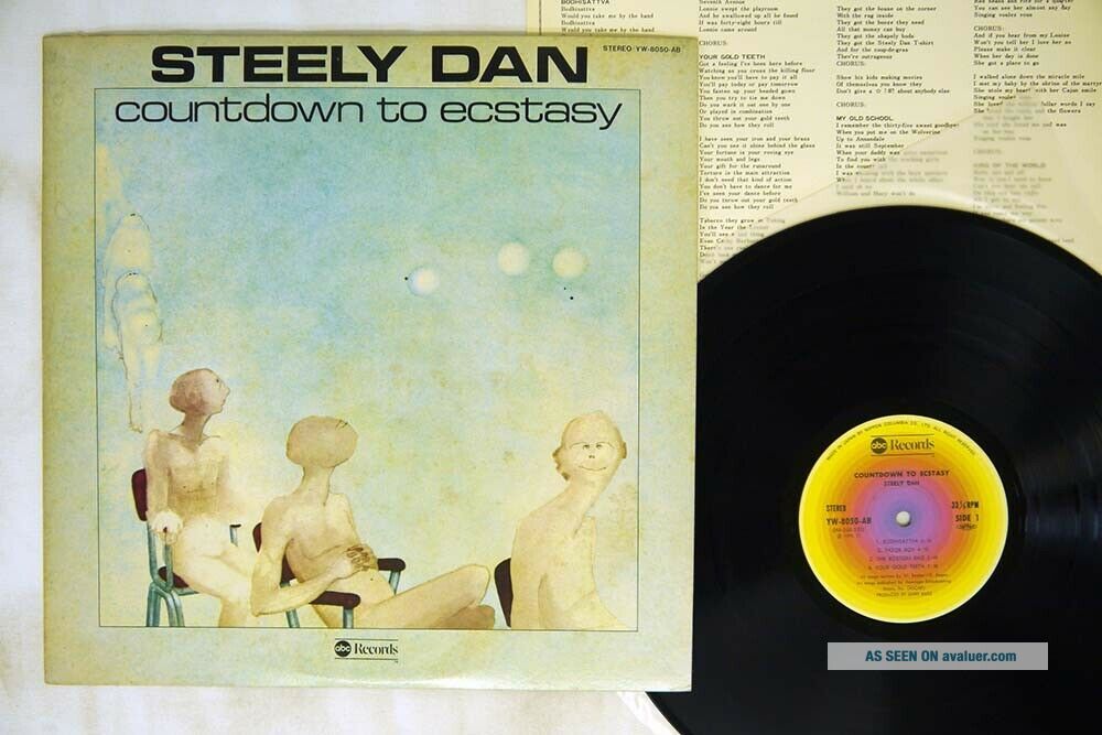 STEELY DAN COUNTDOWN TO ECSTASY ABC YW - 8050 - AB Japan VINYL LP ...