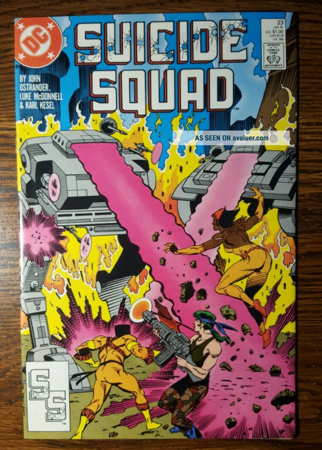 Suicide Squad 23 (1987 1st Series) 1st Cameo App Of Oracle (Barbara ...
