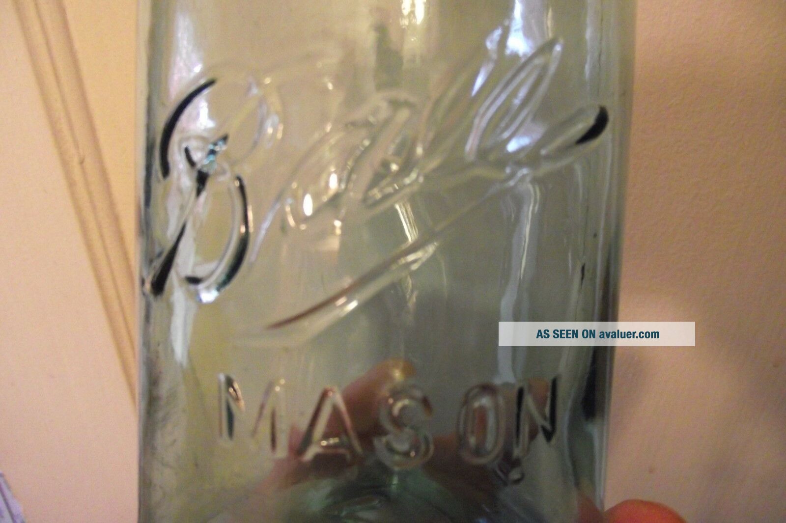 Vintage Blue Ball Perfect Mason Quart Canning Jar Roman Numeral IV ...