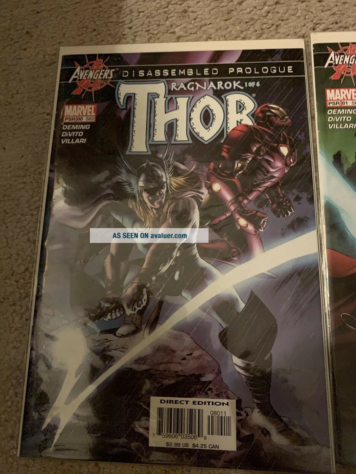 THOR Disassembled 80, 81, 82, 83, 84, 85, RAGNAROK Complete Story Arc ...