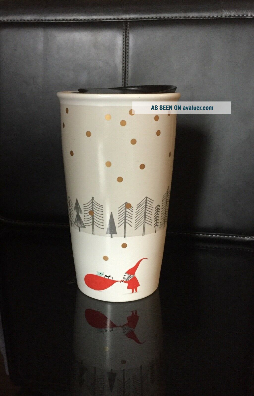 Starbucks 2018 Christmas Santa Limited Edition Ceramic Travel Tumbler ...