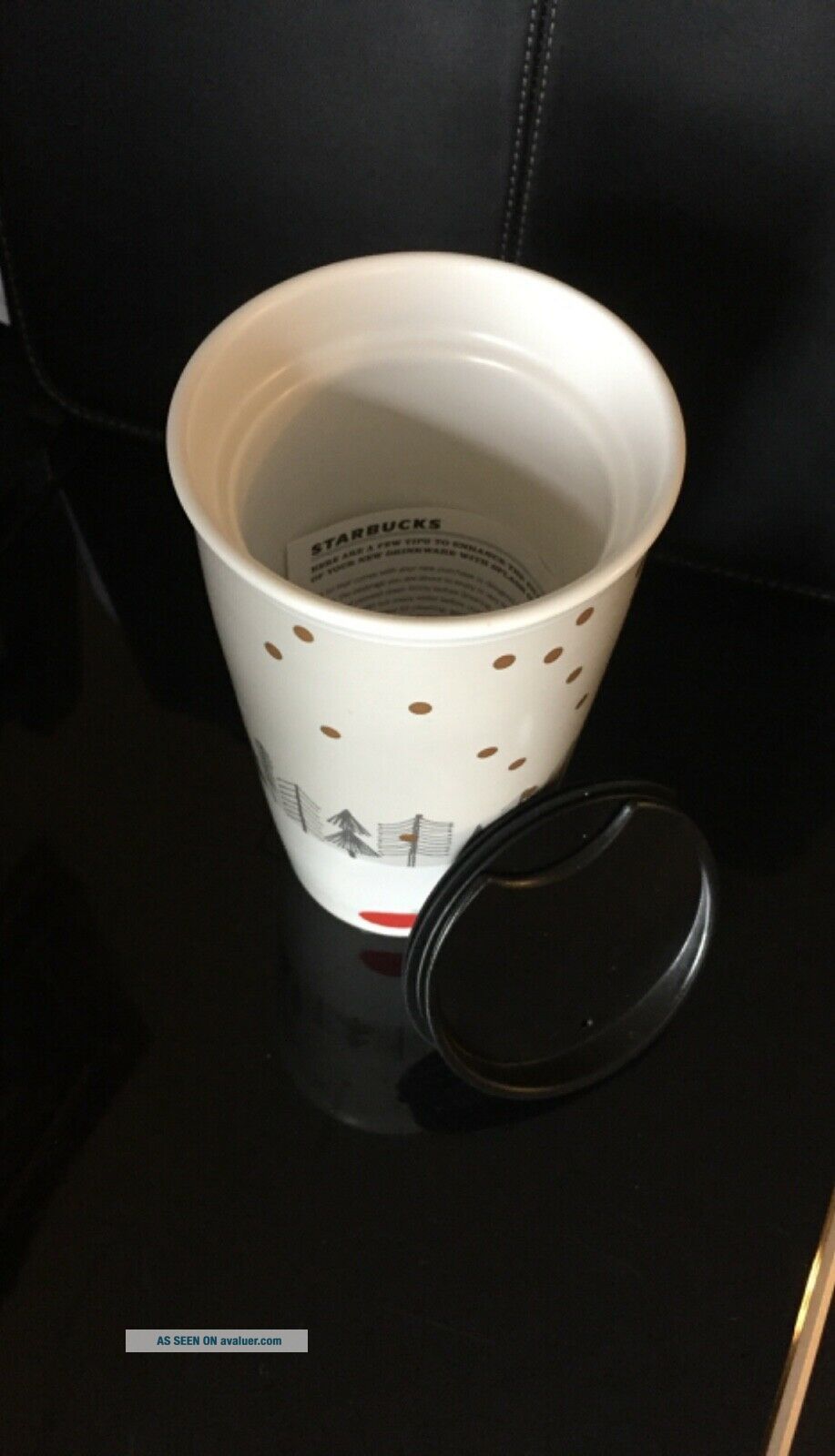 Starbucks 2018 Christmas Santa Limited Edition Ceramic Travel Tumbler ...