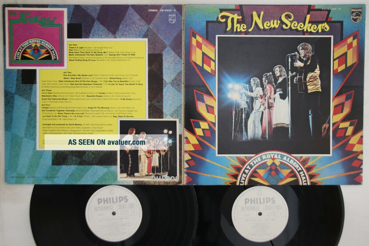 2LP SEEKERS Live At The Royal Albert Hall FD9233 PHILLIPS JAPAN Vinyl ...
