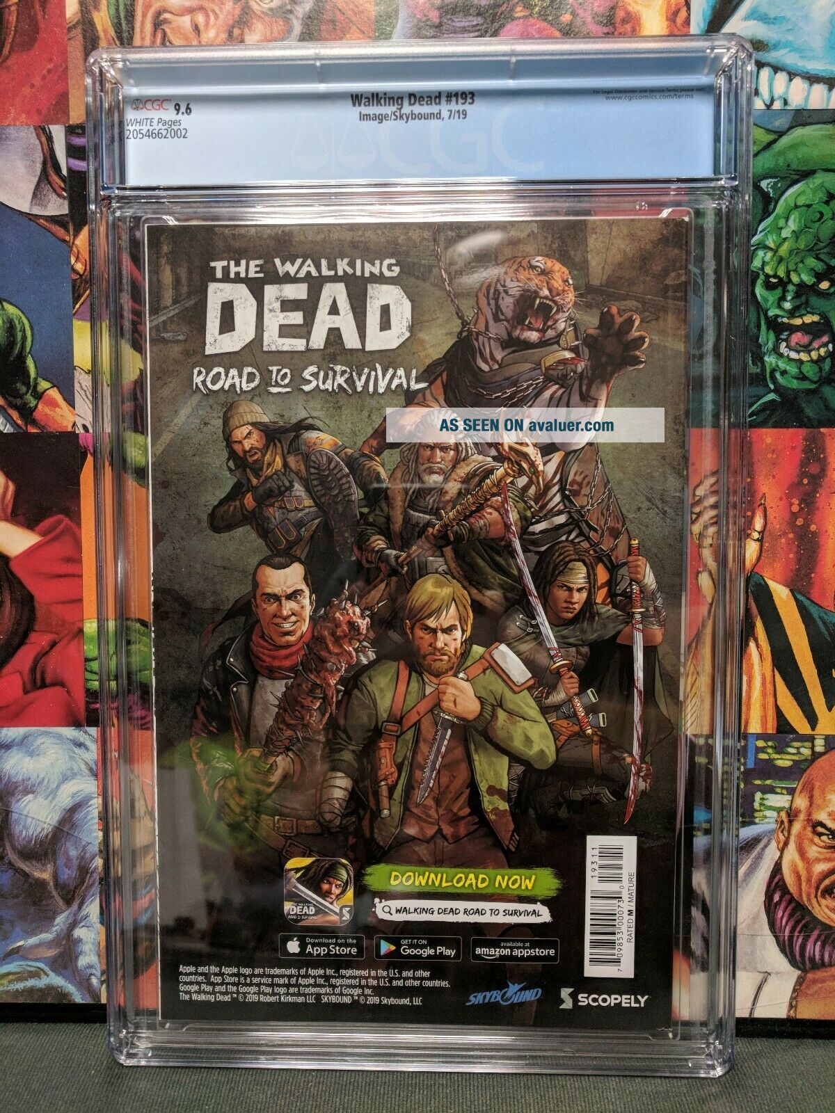 THE WALKING DEAD 193 CGC 9. 6 WHITE PAGES FINAL ISSUE FIRST PRINT ...
