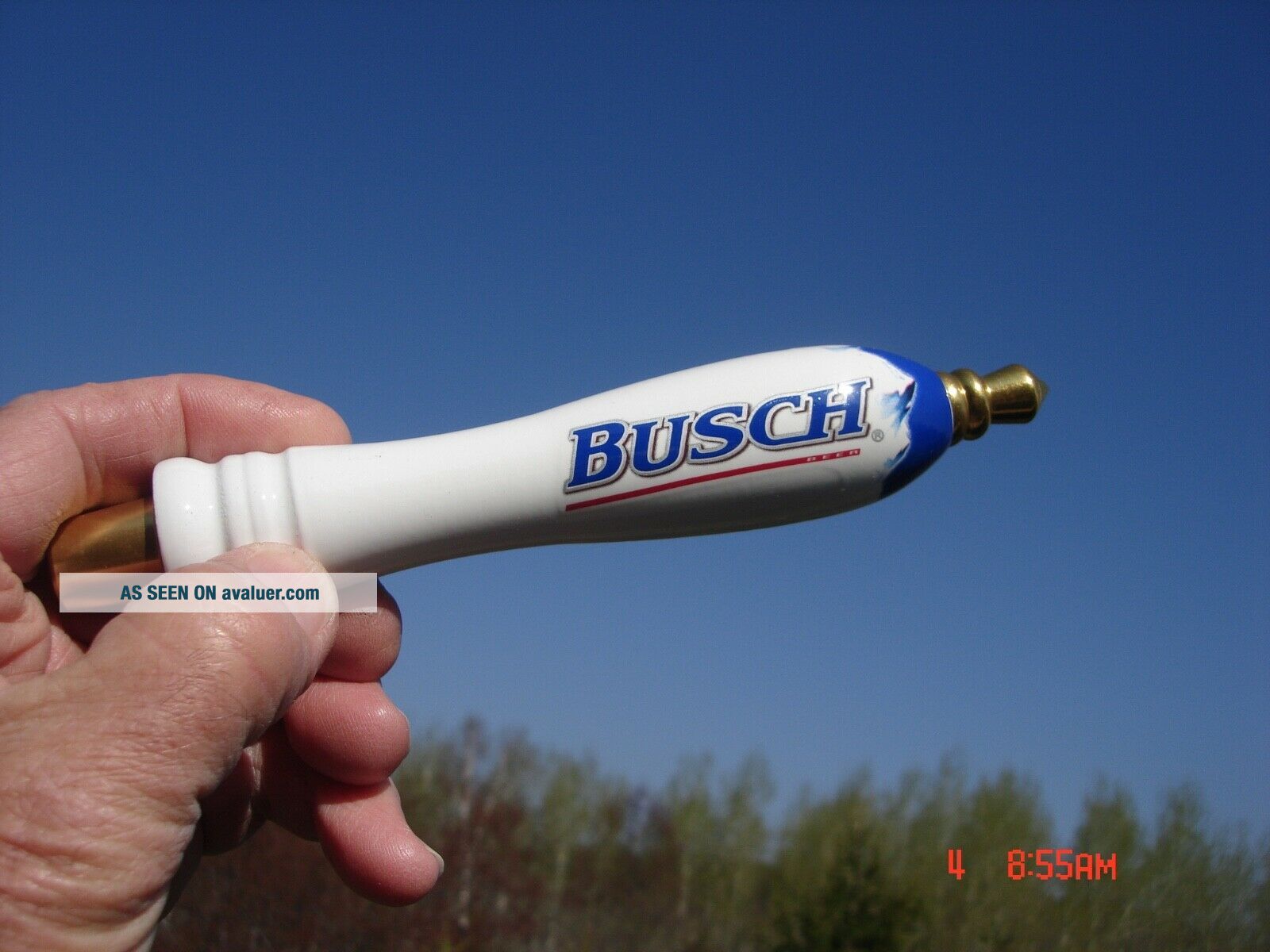 MINI BEER TAP HANDLE BUSCH ANHEUSER ST. LOUIS BREWERY MO MISSOURI ...