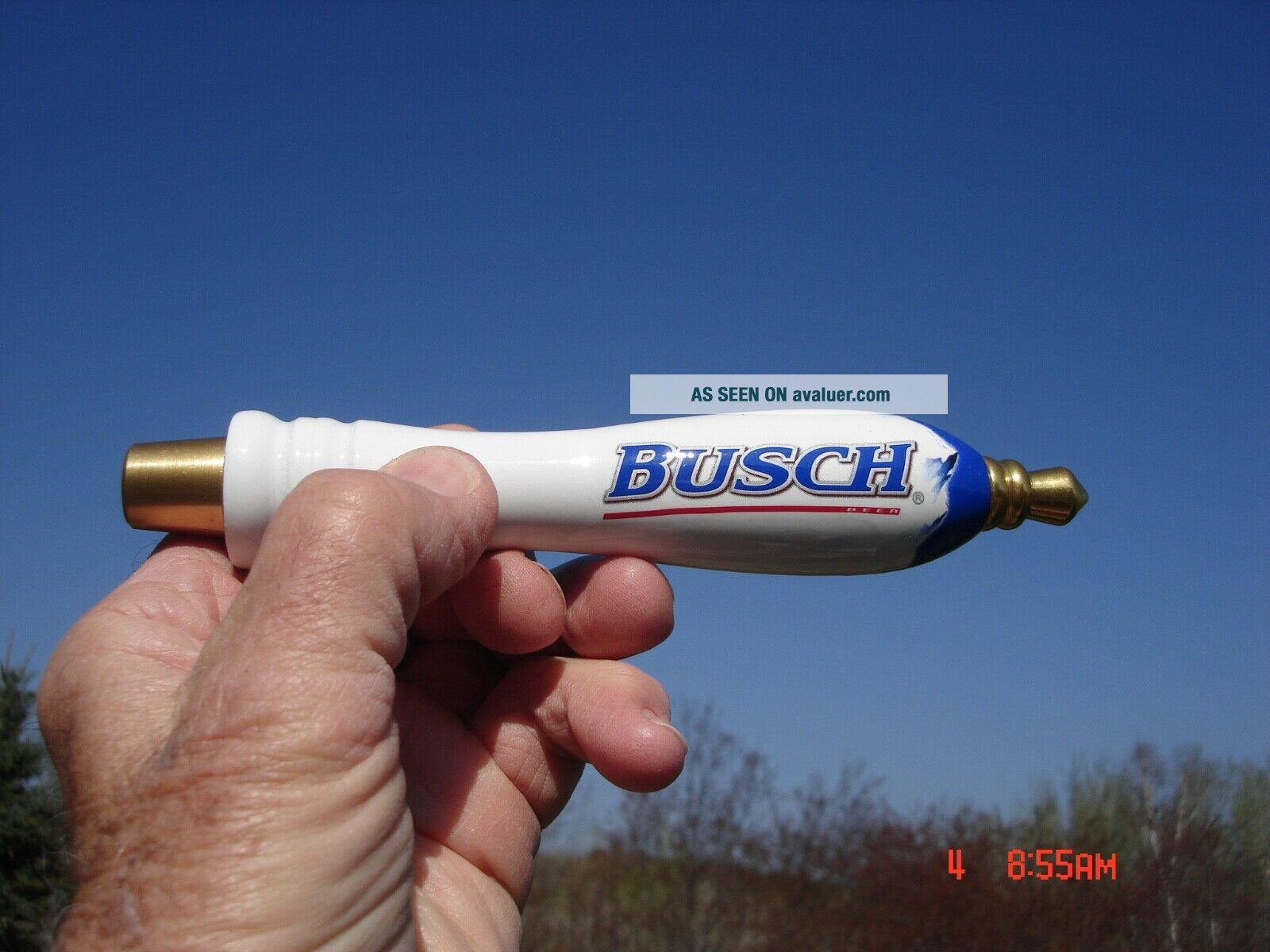 MINI BEER TAP HANDLE BUSCH ANHEUSER ST. LOUIS BREWERY MO MISSOURI ...