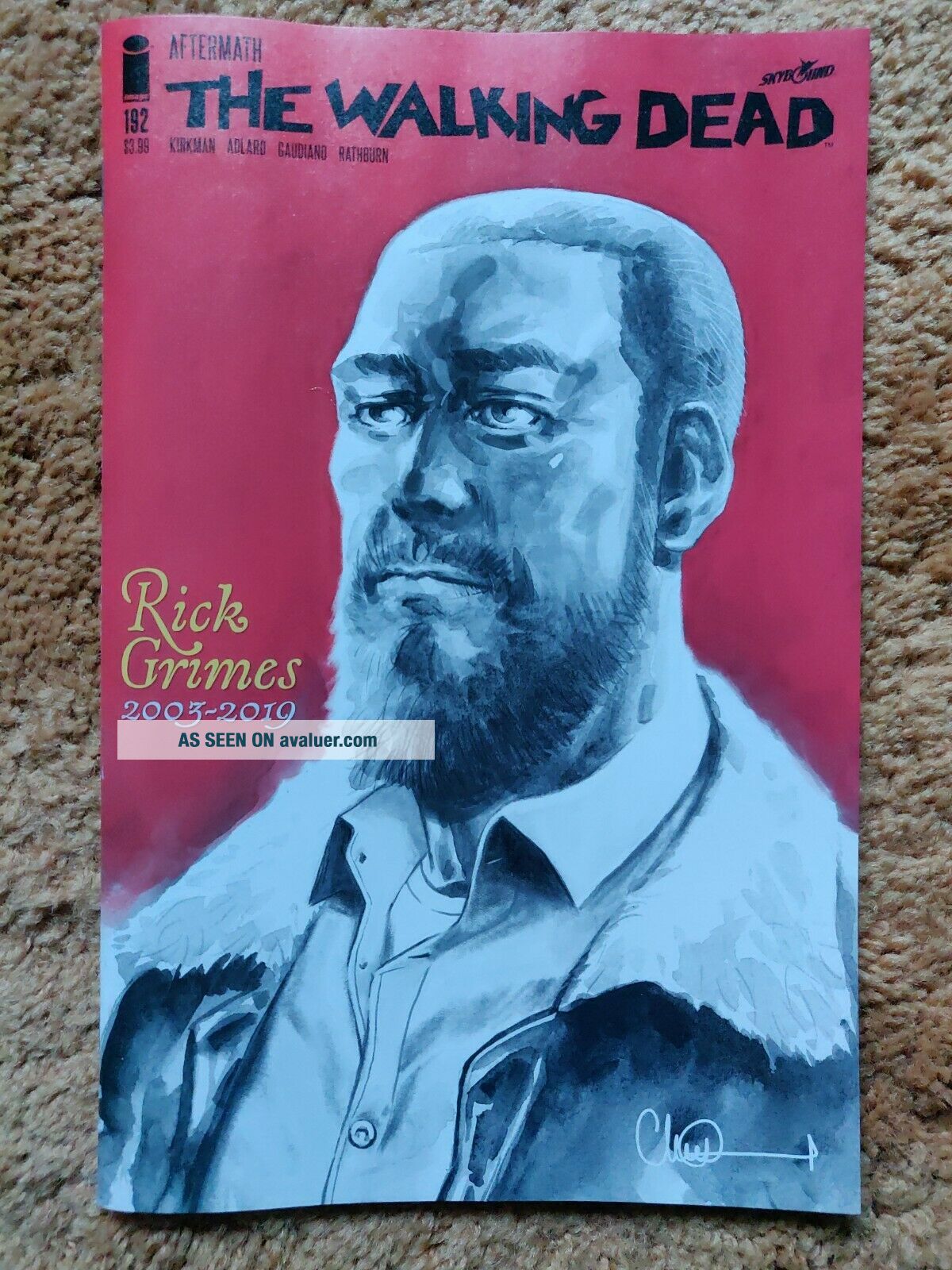 WALKING DEAD 192 - 193 Comic COMMEMORATIVE VARIANT And LAST ISSUE Set ...