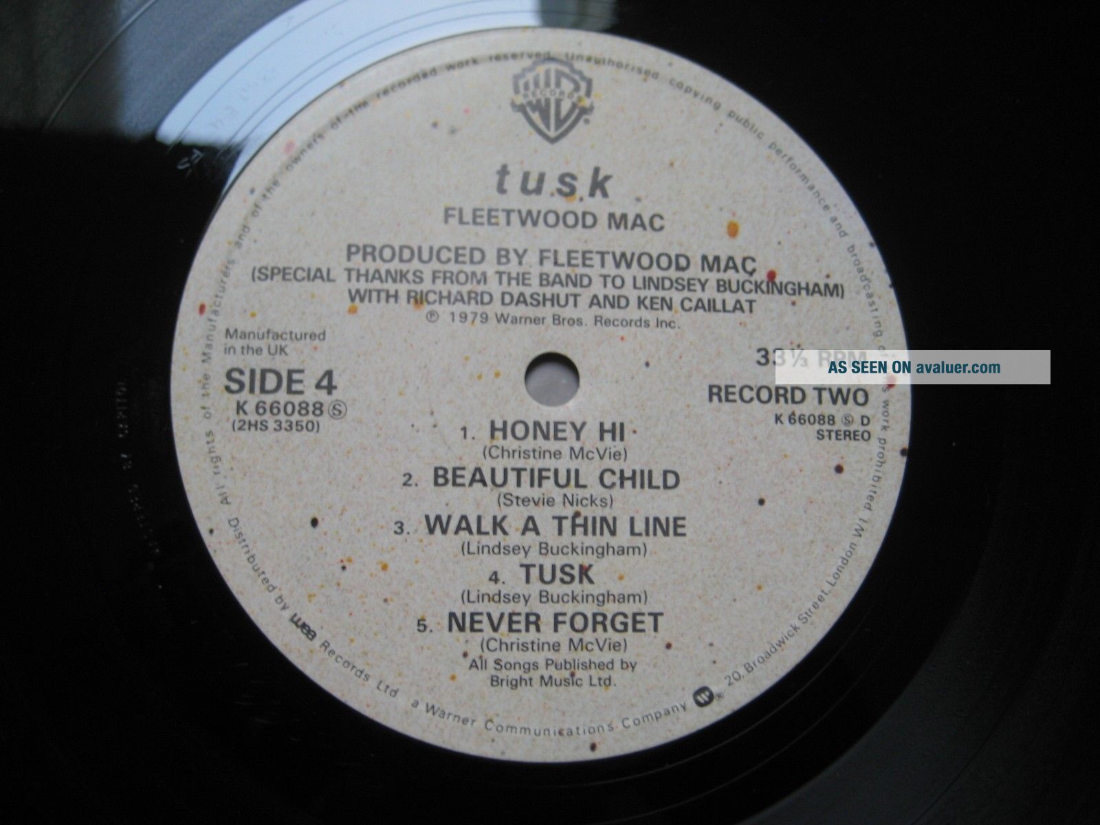 FLEETWOOD MAC TUSK 2x Vinyl LP UK 1st Press 1979 Embossed Sleeve NM/NM ...
