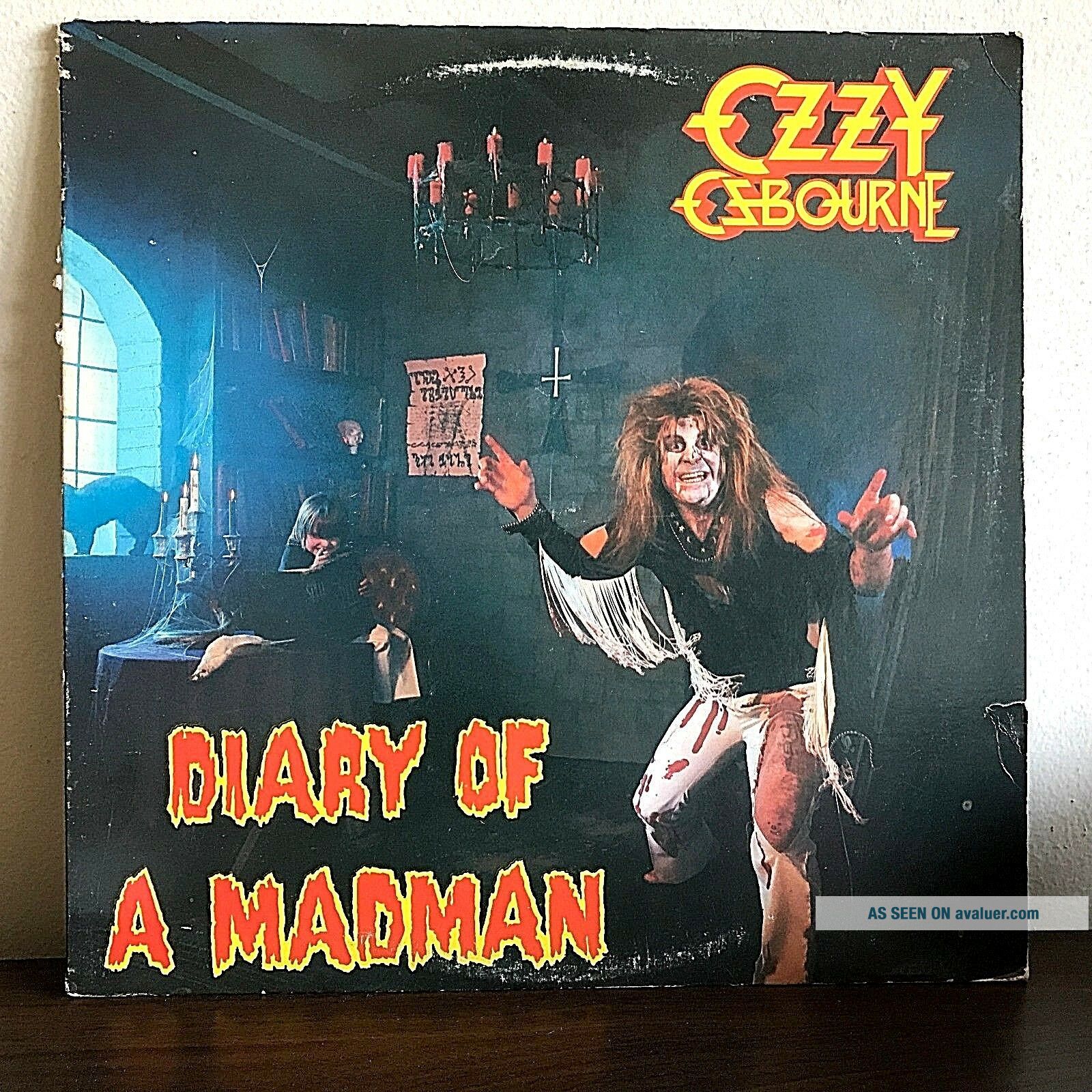 Diary Of A Madman By Ozzy Osbourne 1981 Vinyl Jet Records 1st Press ...