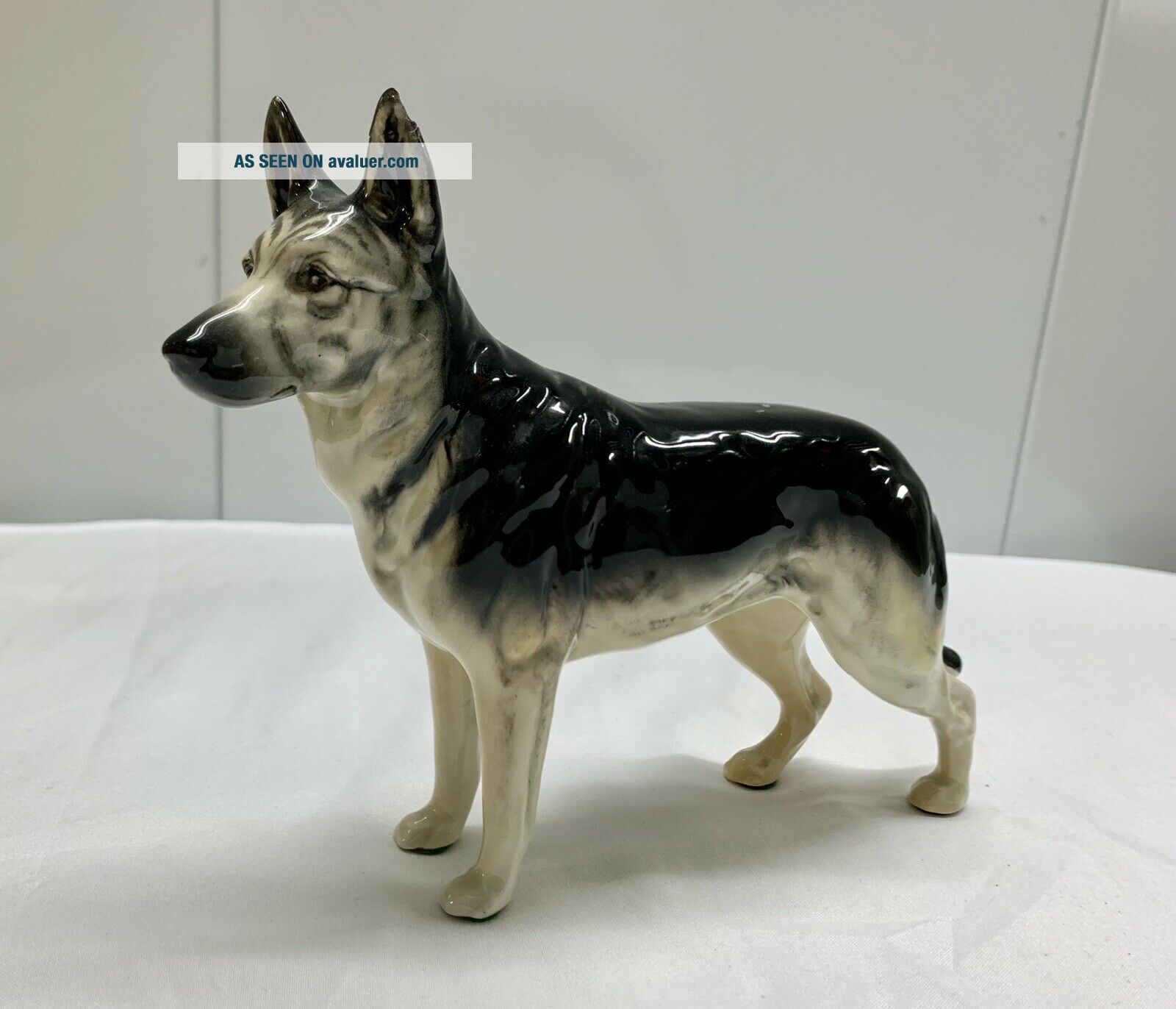 Vintage German Shepherd Figure Beswick Republic Of Brittas Stamped Dog ...