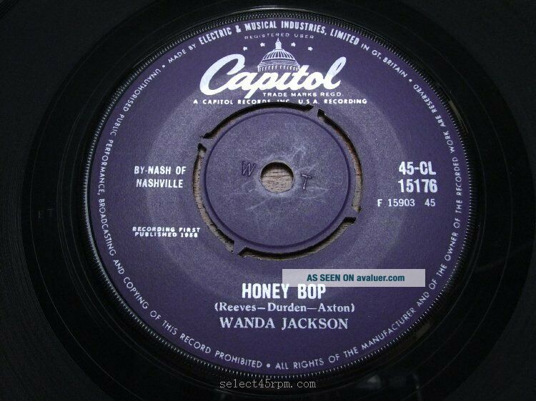 WANDA JACKSON Mean Mean Man NR 1960 UK CAPITOL CL 15176 Rock & Roll ...