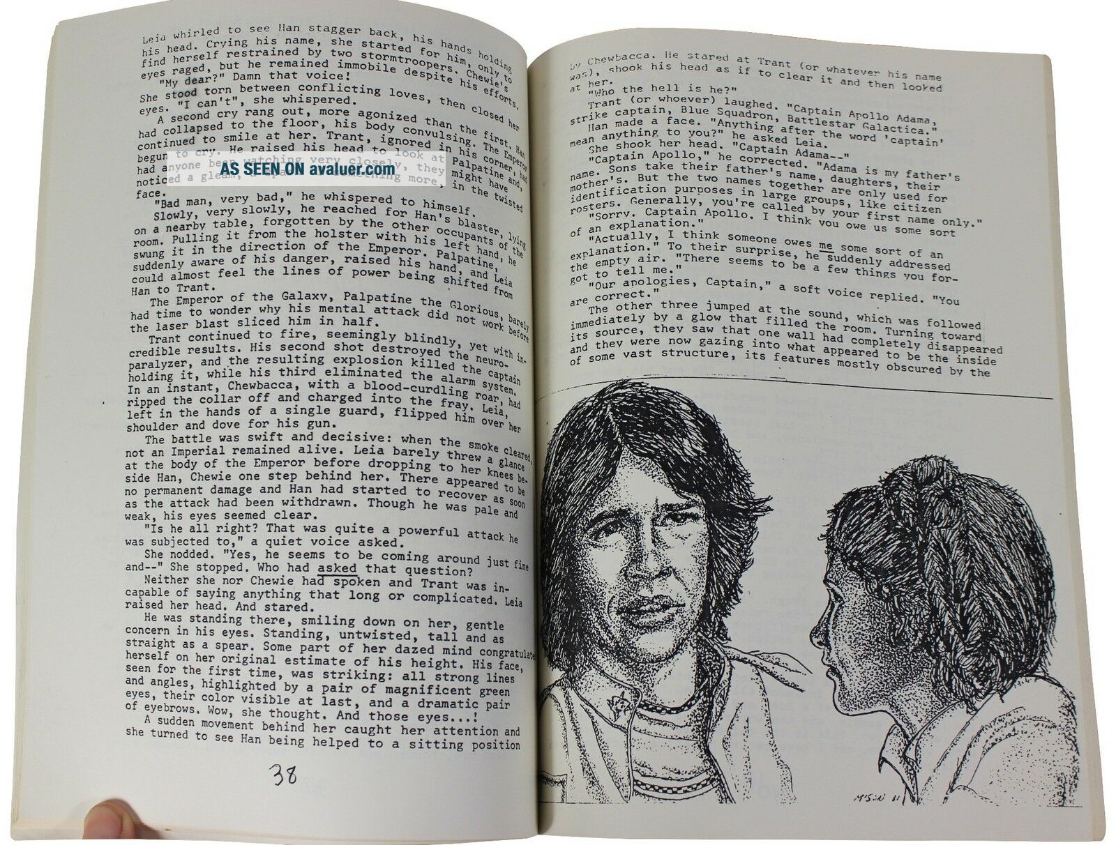 STAR WARS FANZINE Docking Bay 1 VTG 80s Fan Fiction Oct 1981 Empire ...