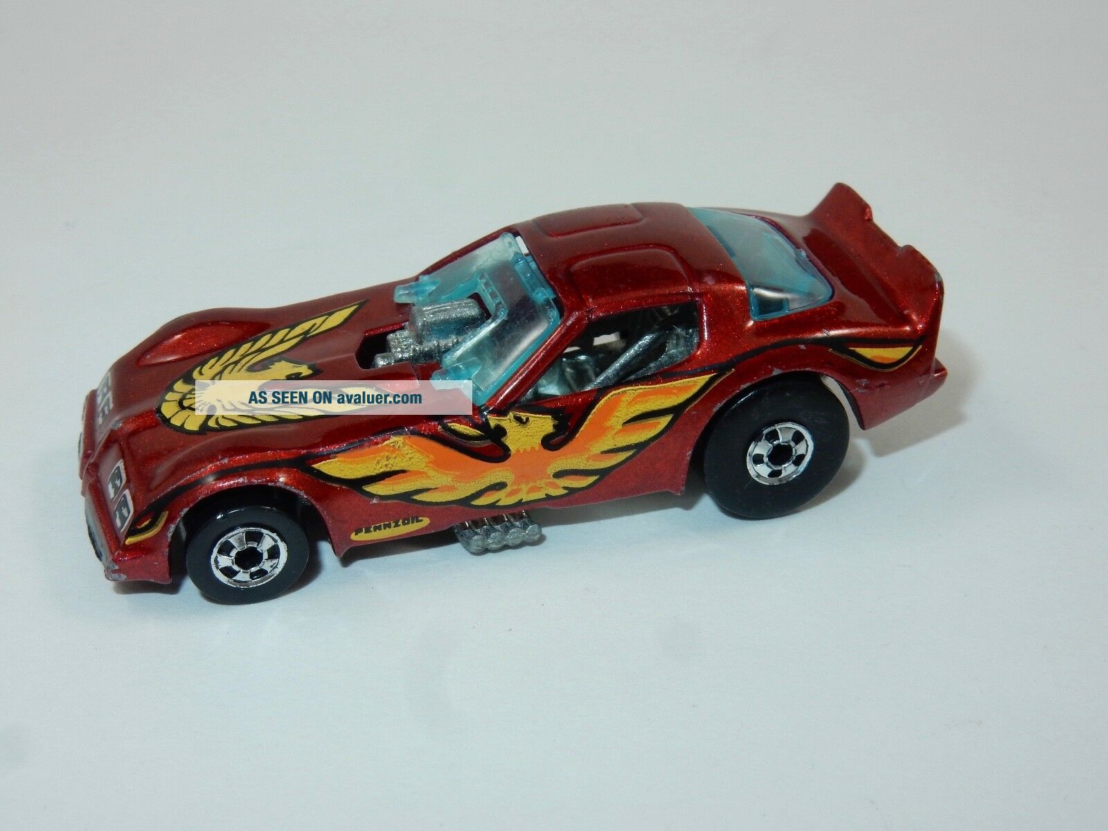 Hot Wheels 1977 Pontiac Firebird Trans Am Red Funny Die Cast Car | #2443286