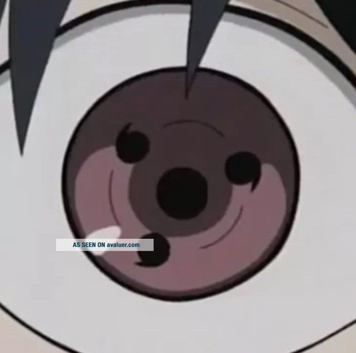 Naruto Saskues Stage 3 Sharingan Contacts Cosplay Gear | #2190399