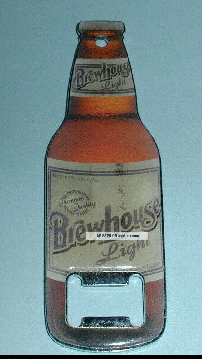 Brewhouse Light Beer Opener Great Western Brewing Co. Ltd. Saskatchewan ...
