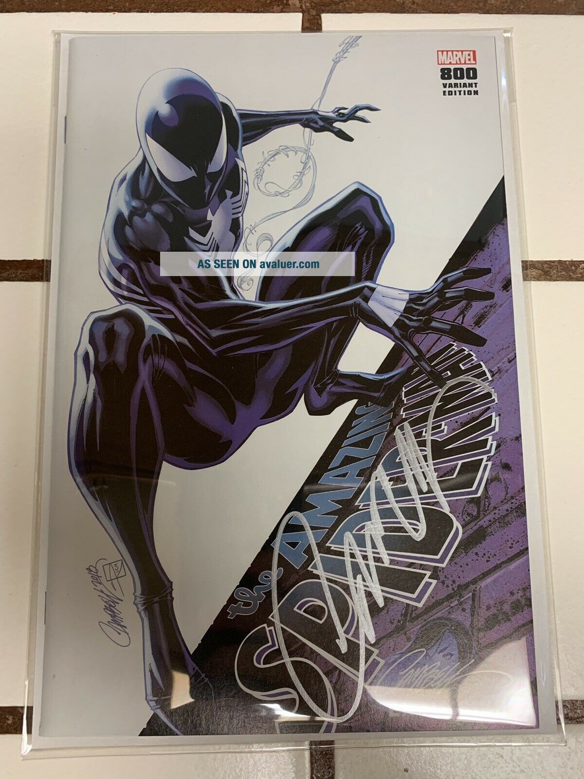 SDCC J Scott Campbell The Spiderman 800 Variant Cover Signed | #2267358