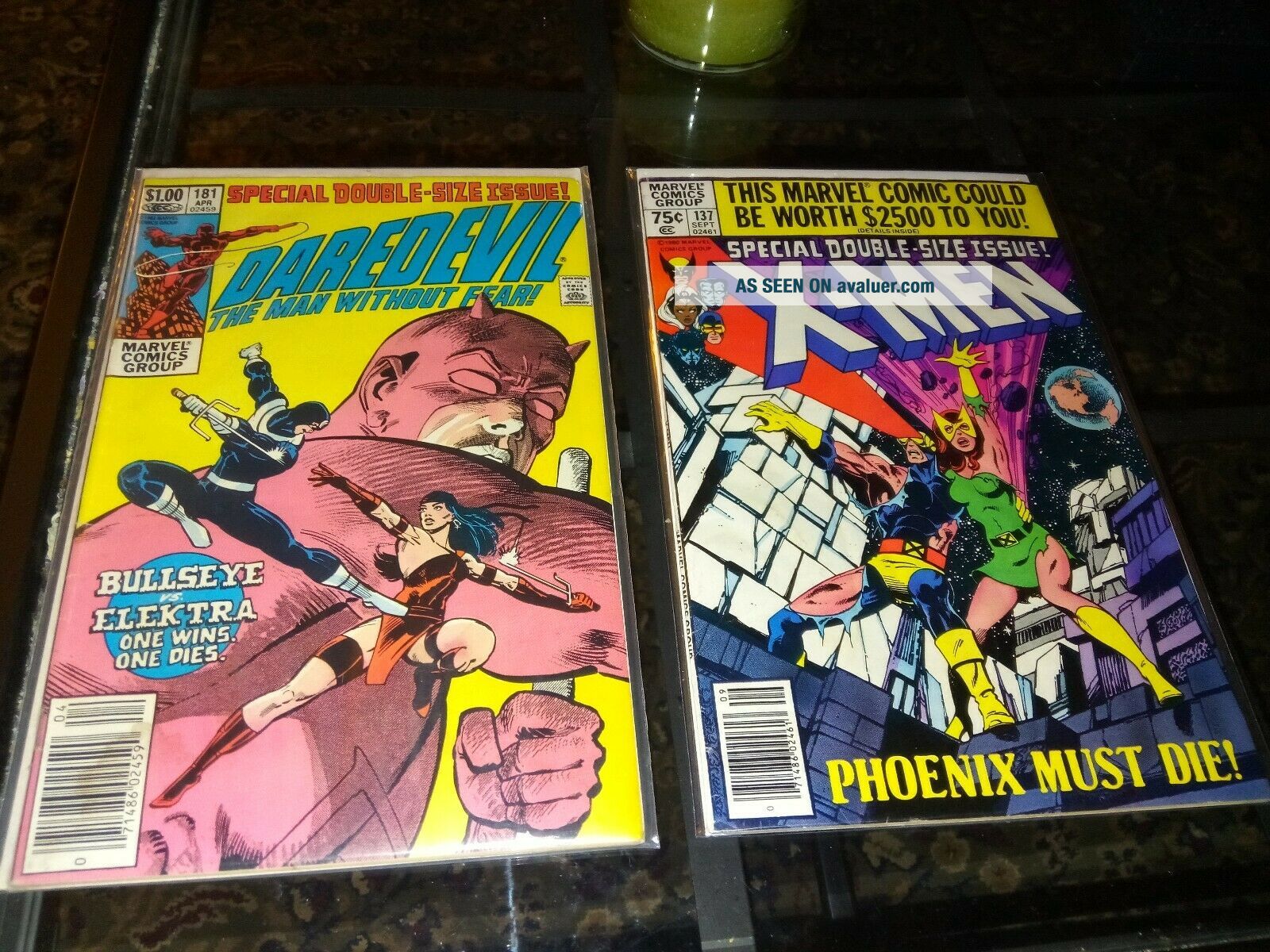 XMEN 137 Death Of Jean Grey / Dark Phoenix Saga/ Daredevil 181 Death Of ...