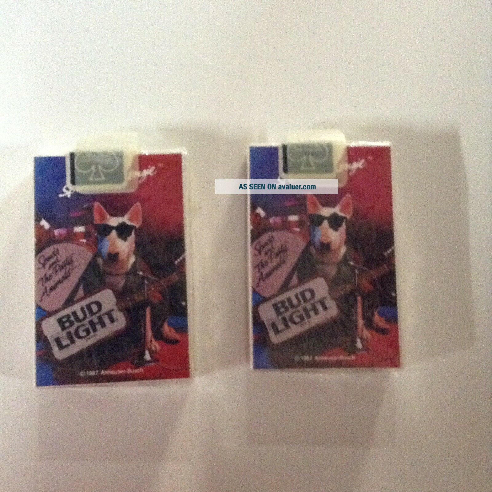 Bud Light Playing Cards 2 Packs Spuds Mackenzie | #2412598