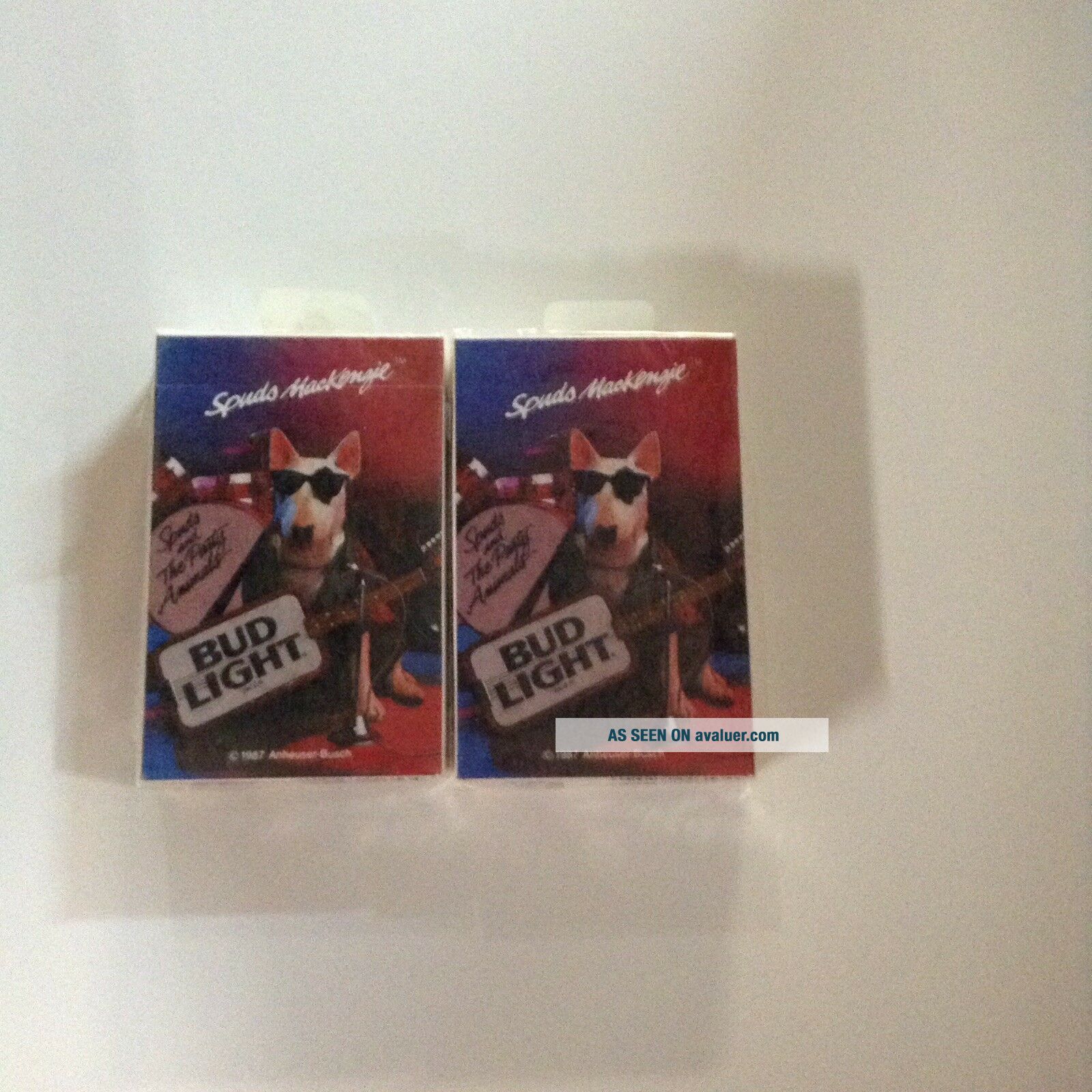 Bud Light Playing Cards 2 Packs Spuds Mackenzie | #2412598