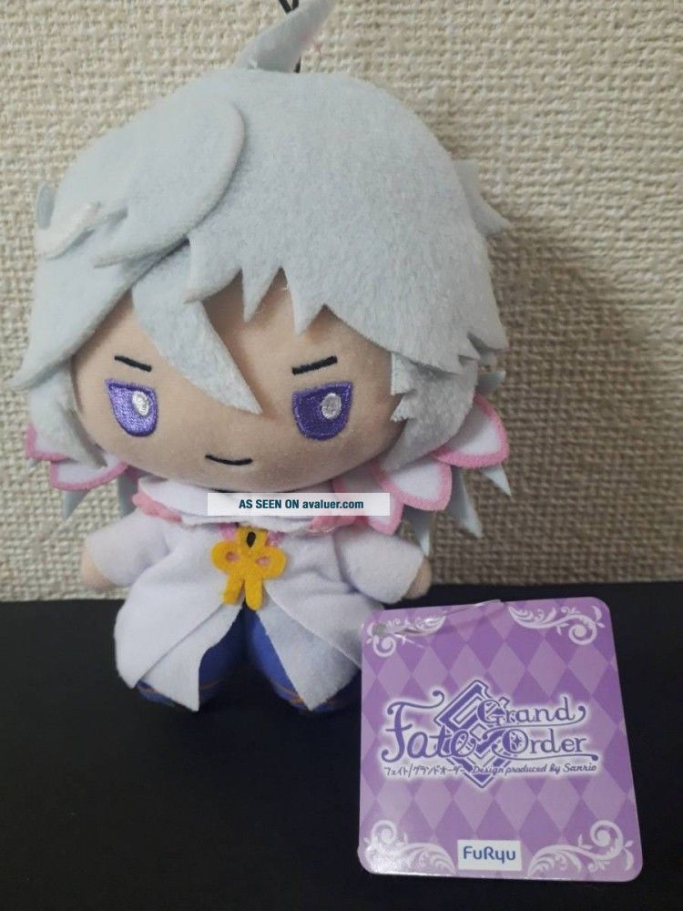 Fate/Grand Order FGO X Sanrio Keychain Plush Mascot Vol1 Merlin Marlin ...