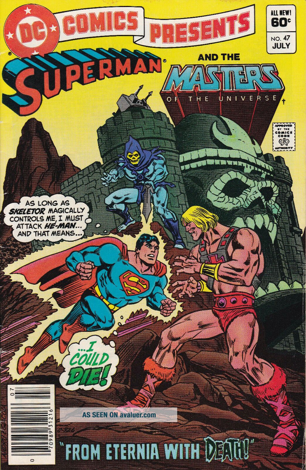 DC Comics Presents 47 1ST HE MAN Appearance Superman Masters Of The ...