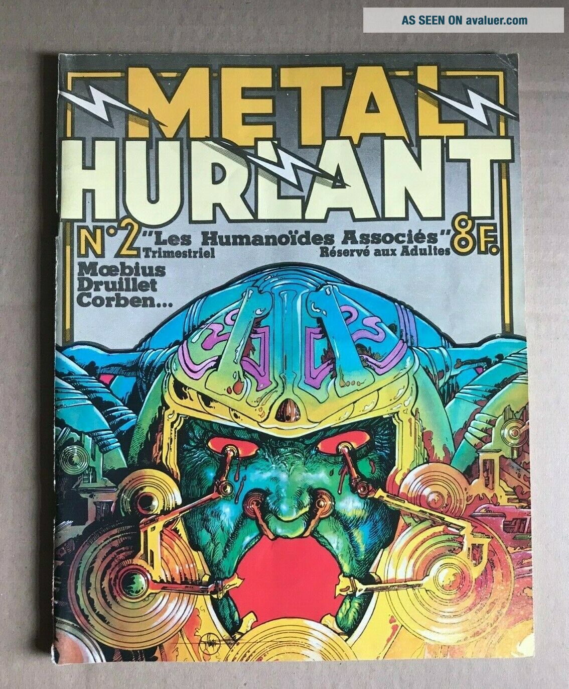 METAL HURLANT 2 1975 Philippe Druillet, Moebius Arzach - Corben French ...