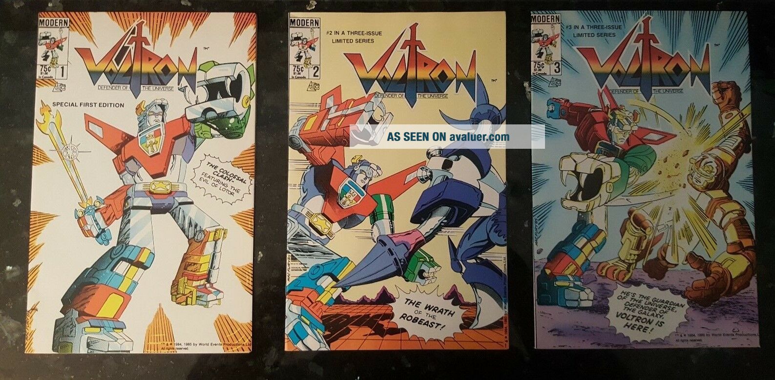 Voltron Defenders Of The Universe Modern 1st Print/App Comics See ...