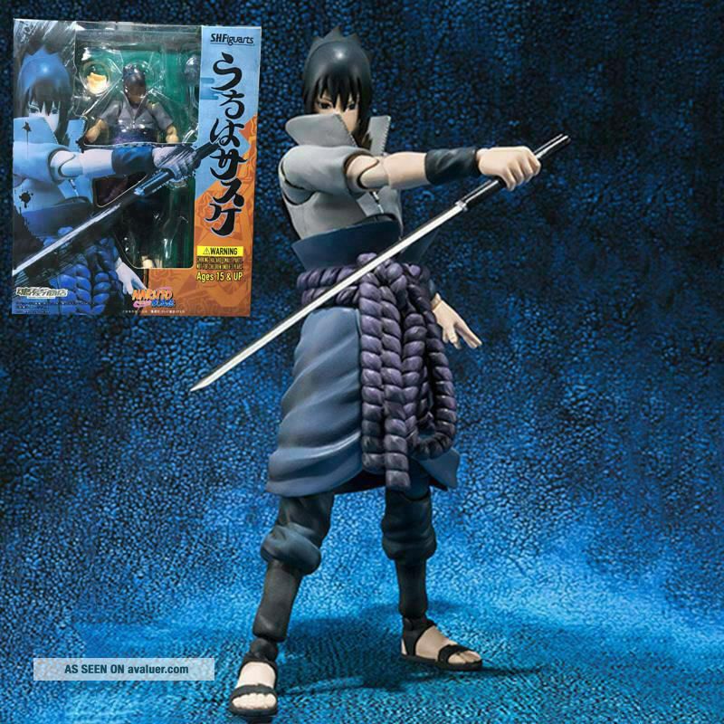 SH Figuarts Anime Naruto Shippuuden Uzumaki Sasuke Uchiha Action Figure ...