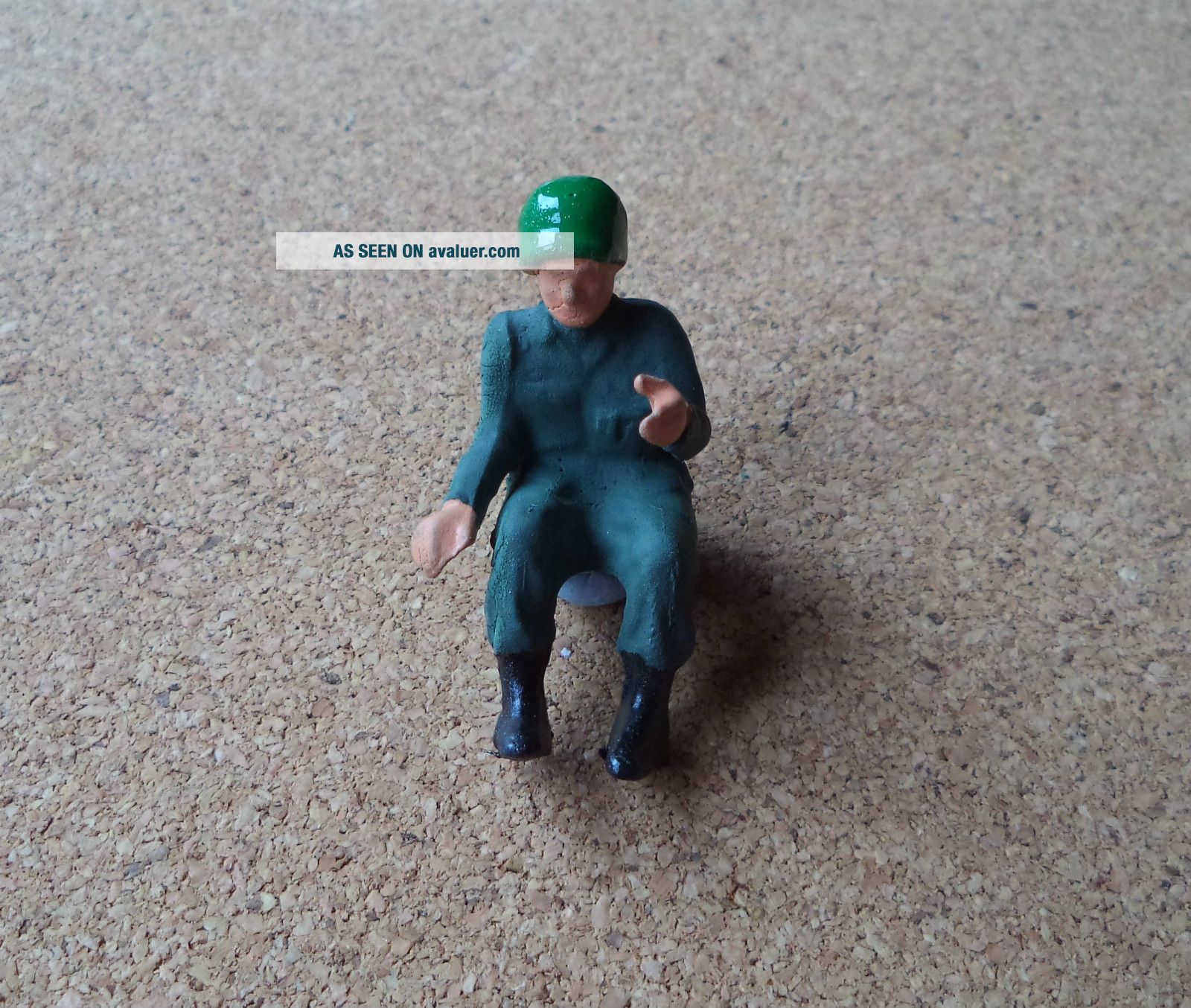 Dinky U. S. A Army Jeep No. 612 Army Figure Painted Metal Casting ...