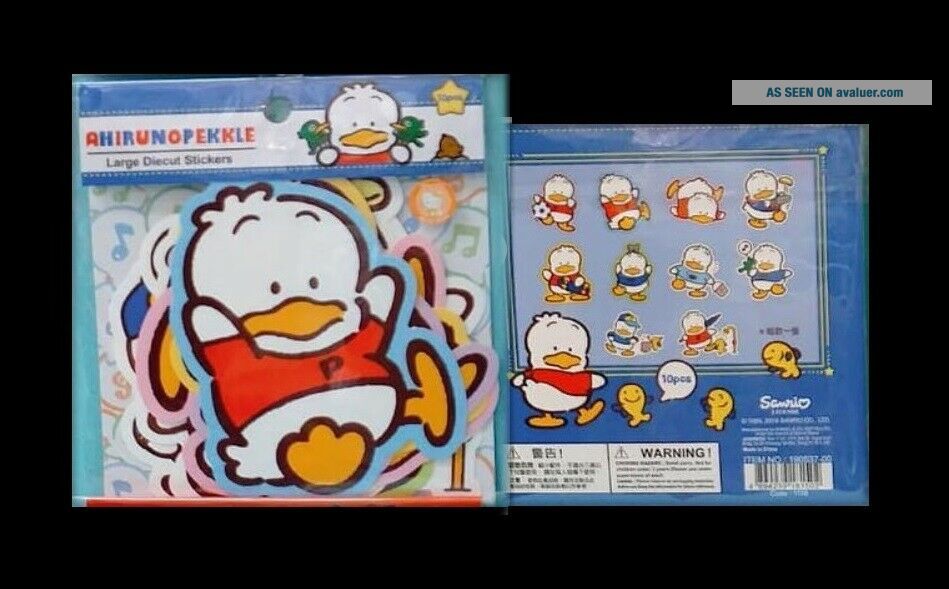 Japan Sanrio Ahiru No Pekkle Large Diecut Stickers Set | #2339716