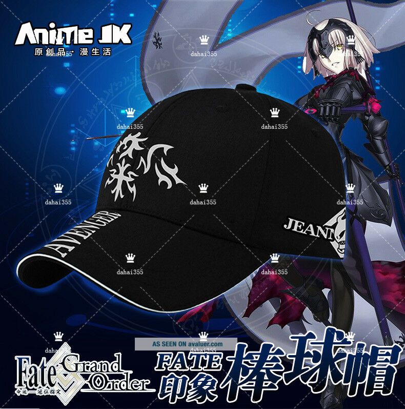 Anime Fate/Grand Order Saber Cosplay Baseball Cap Hat Peaked Sap ...