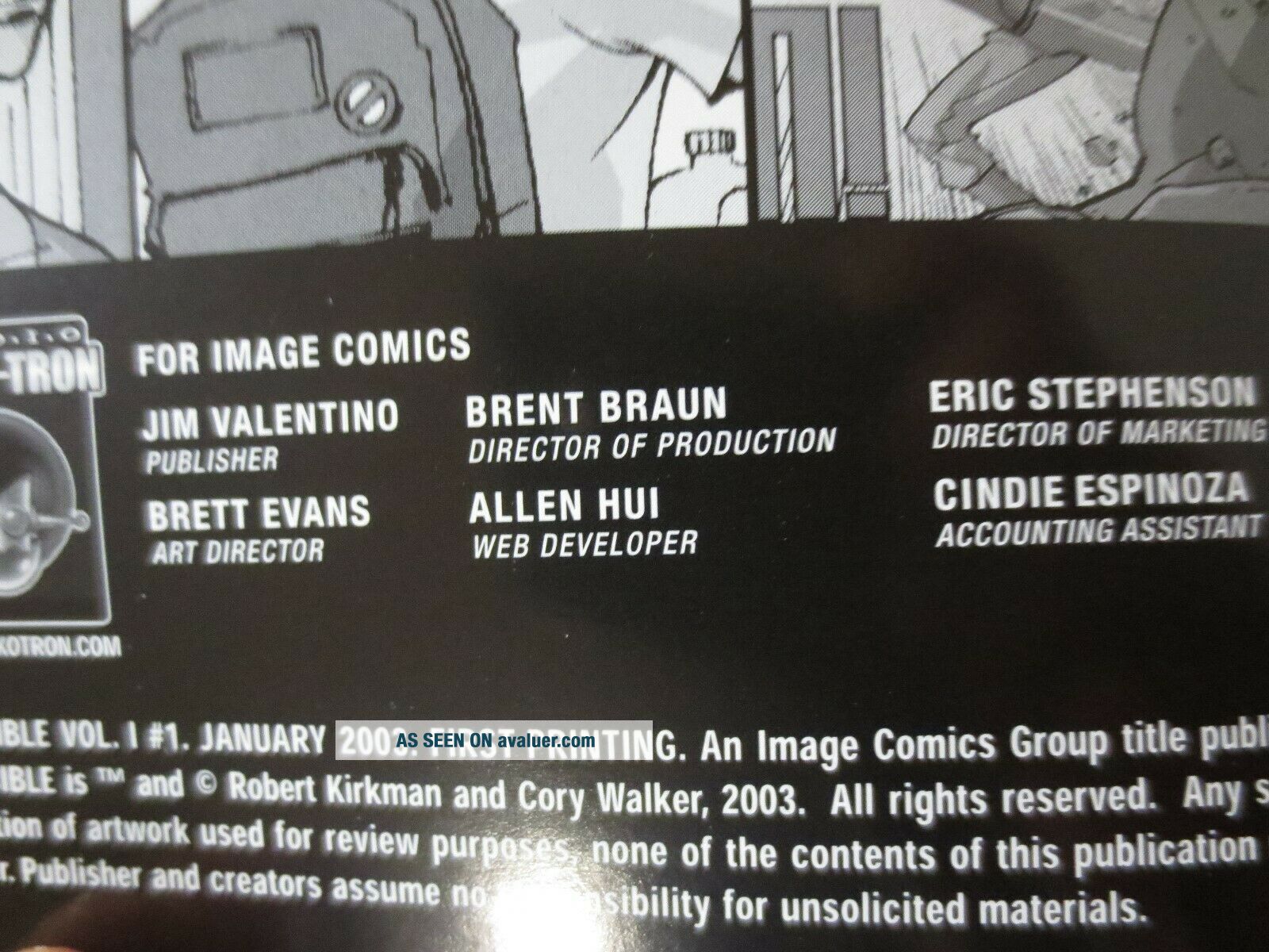 INVINCIBLE 1 Robert Kirkman Image Comics 1st Print Hot Key 1st ...