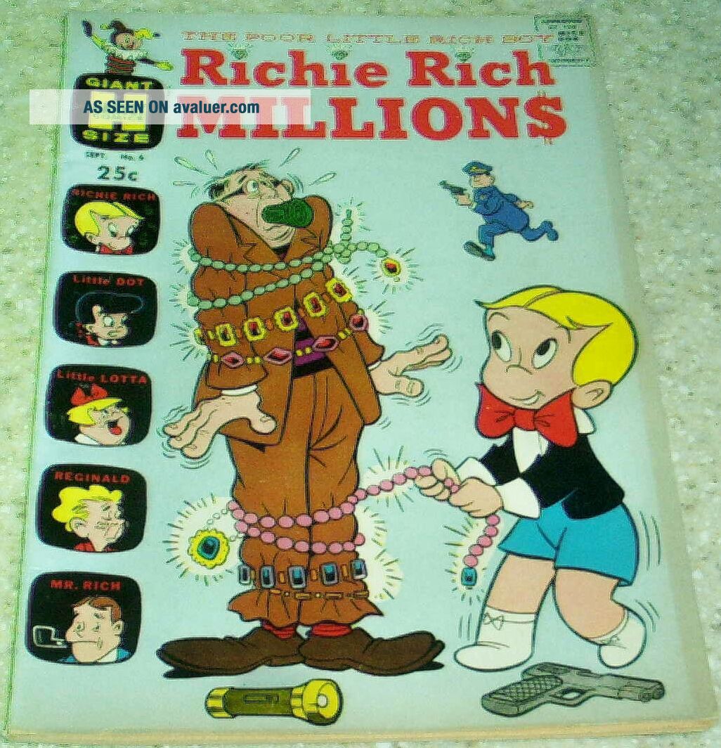 Richie Rich Millions 6 (VF 8. 0) 1963, 40 Off Guide | #2366953