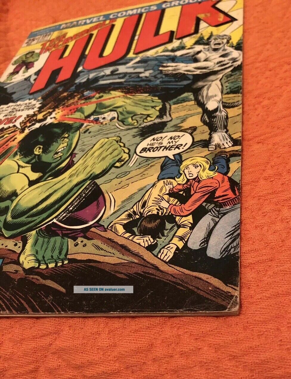 INCREDIBLE HULK 180 FIRST APPEARANCE WOLVERINE CAMEO MVS Stamp Ungraded ...