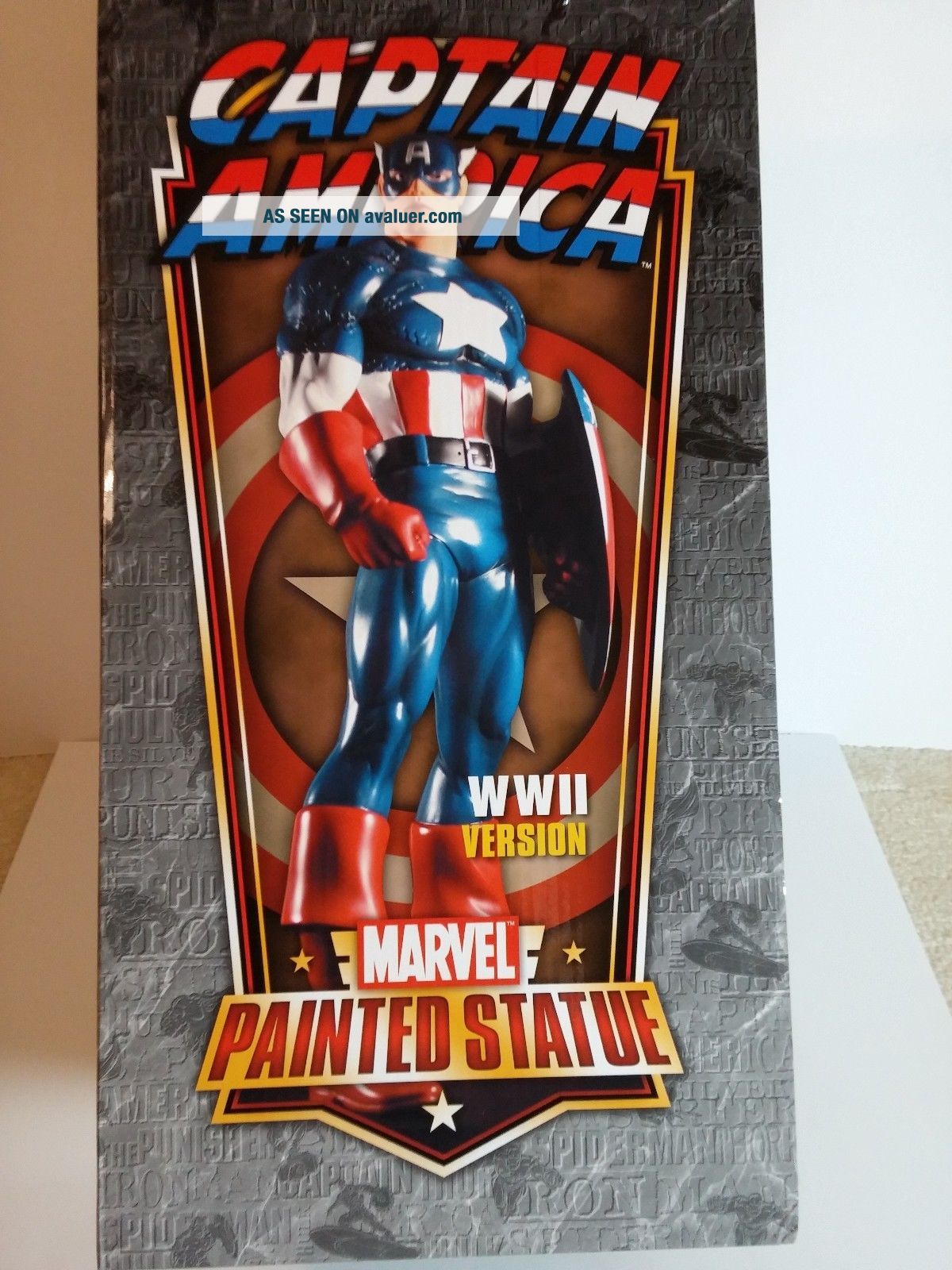 Bowen Designs Marvel Captain America Full Size Statue World War WWII ...