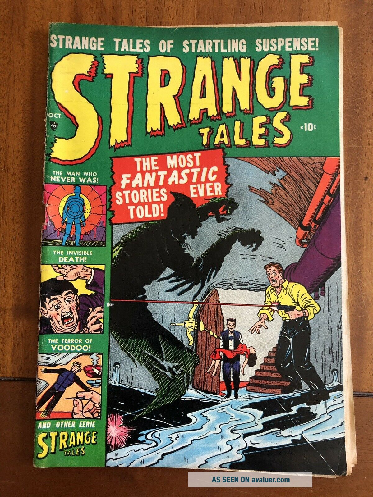 Rare 1951 Strange Tales Issue 3 Golden Age Pre - Code Horror Comic ...