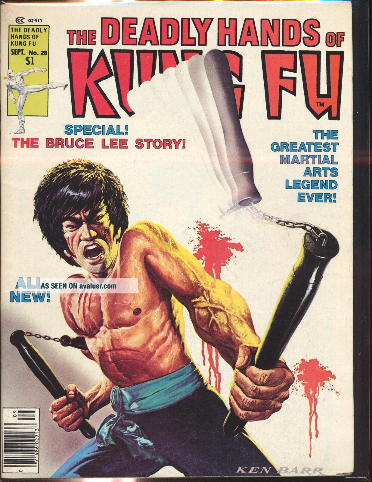Deadly Hands Of Kung Fu 28 (1974) Bruce Lee Issue 1st Time In Comics VG ...